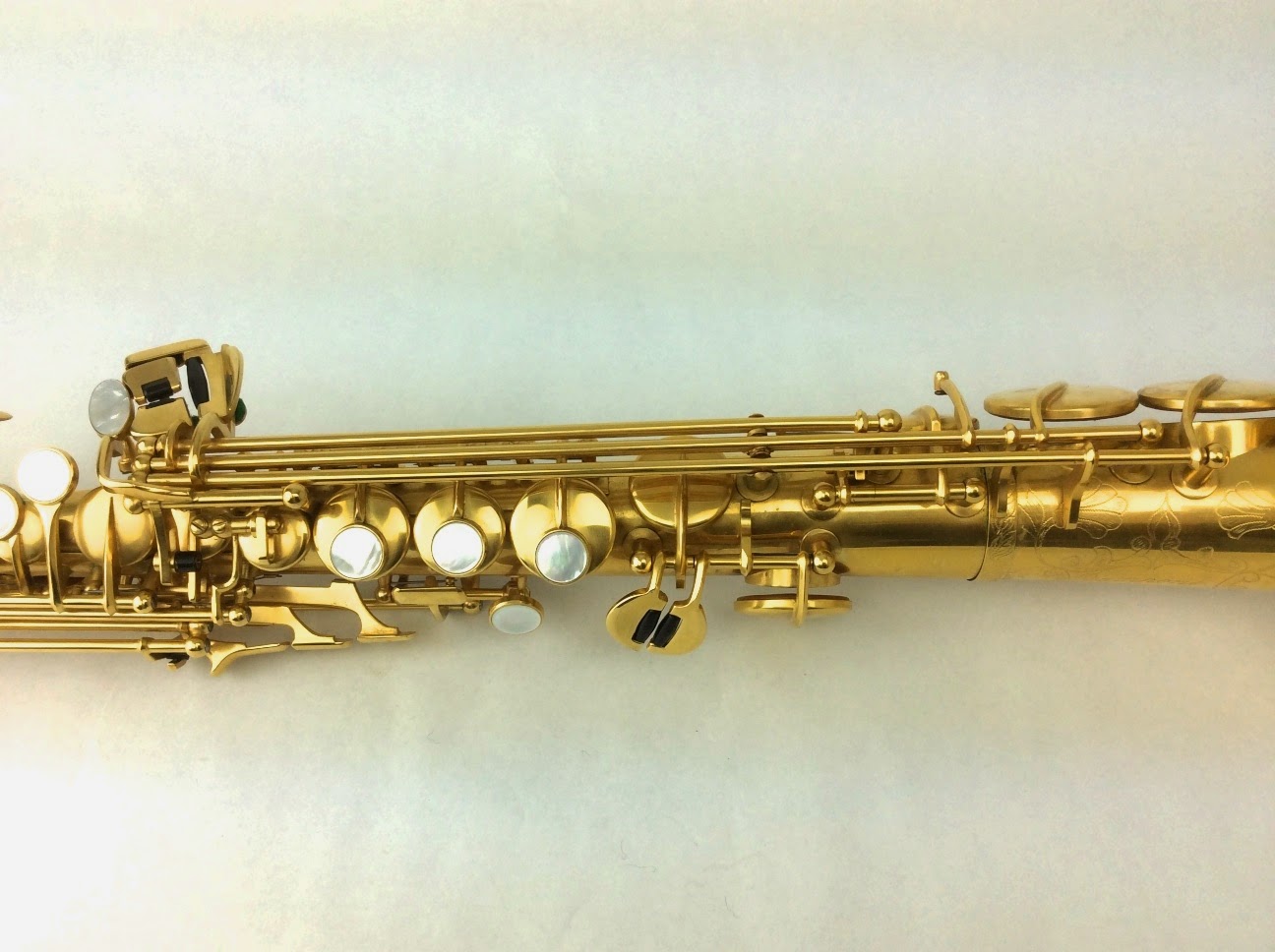 Rampone and Cazzani R1 Saxello Heavy Gold Plate Near Mint | www.GetASax.com