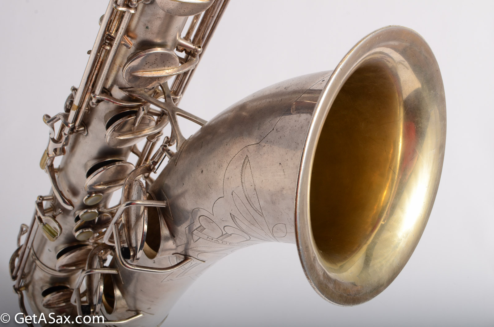 Conn 12M Baritone Original Silver Plate 279xxx | www.GetASax.com