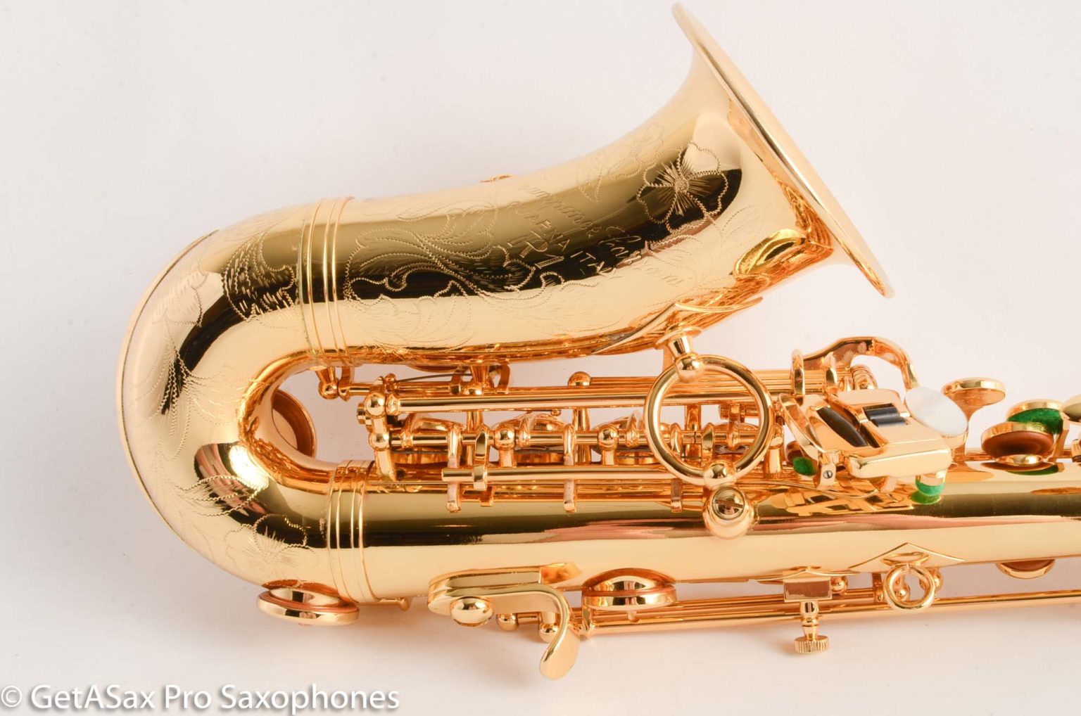Rampone and Cazzani GOLD Plated R1 Jazz Curved Soprano Saxophone ...