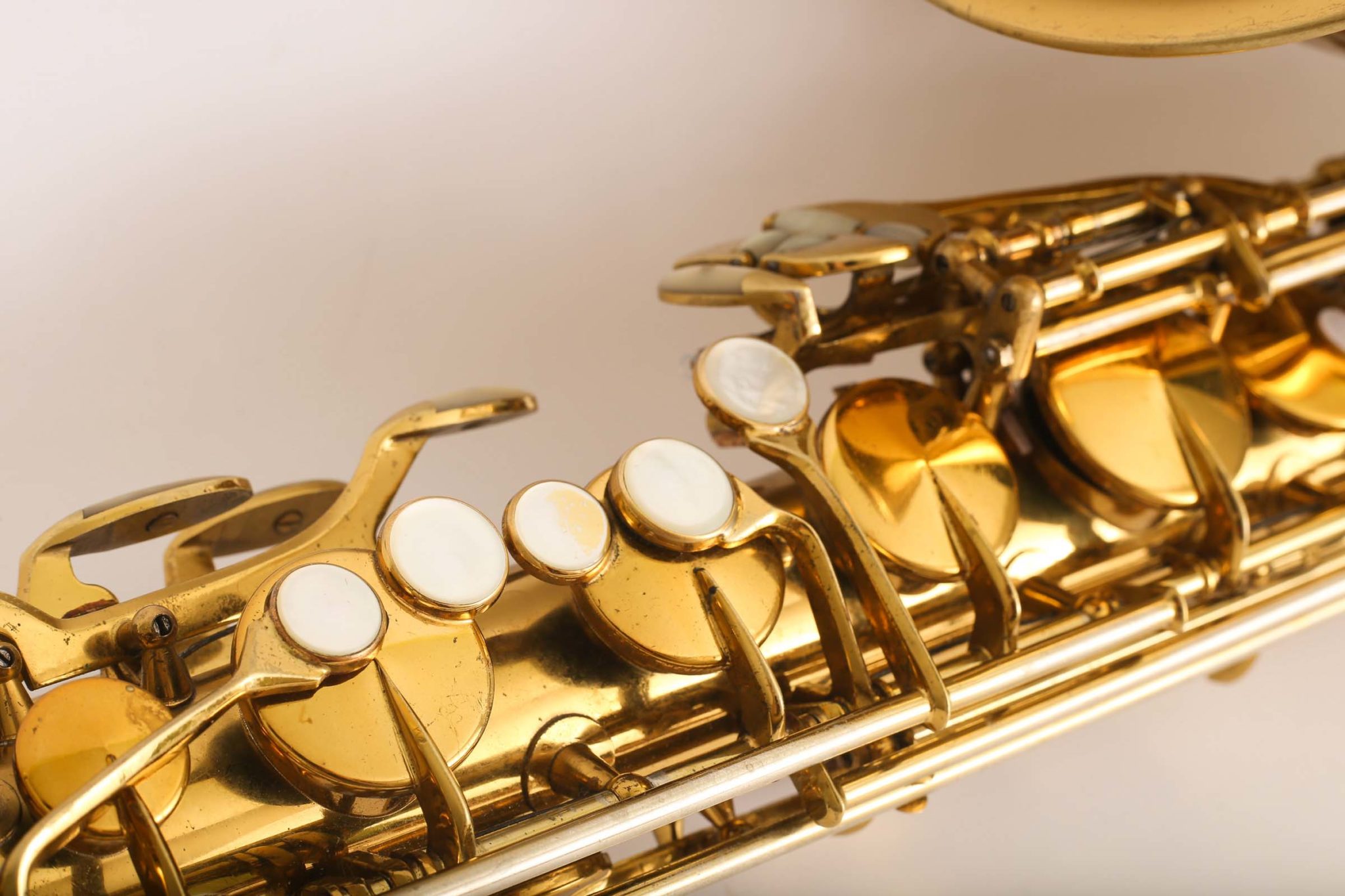 King Super 20 Series II Tenor Saxophone Good Pads Black Roo Full Pearls ...