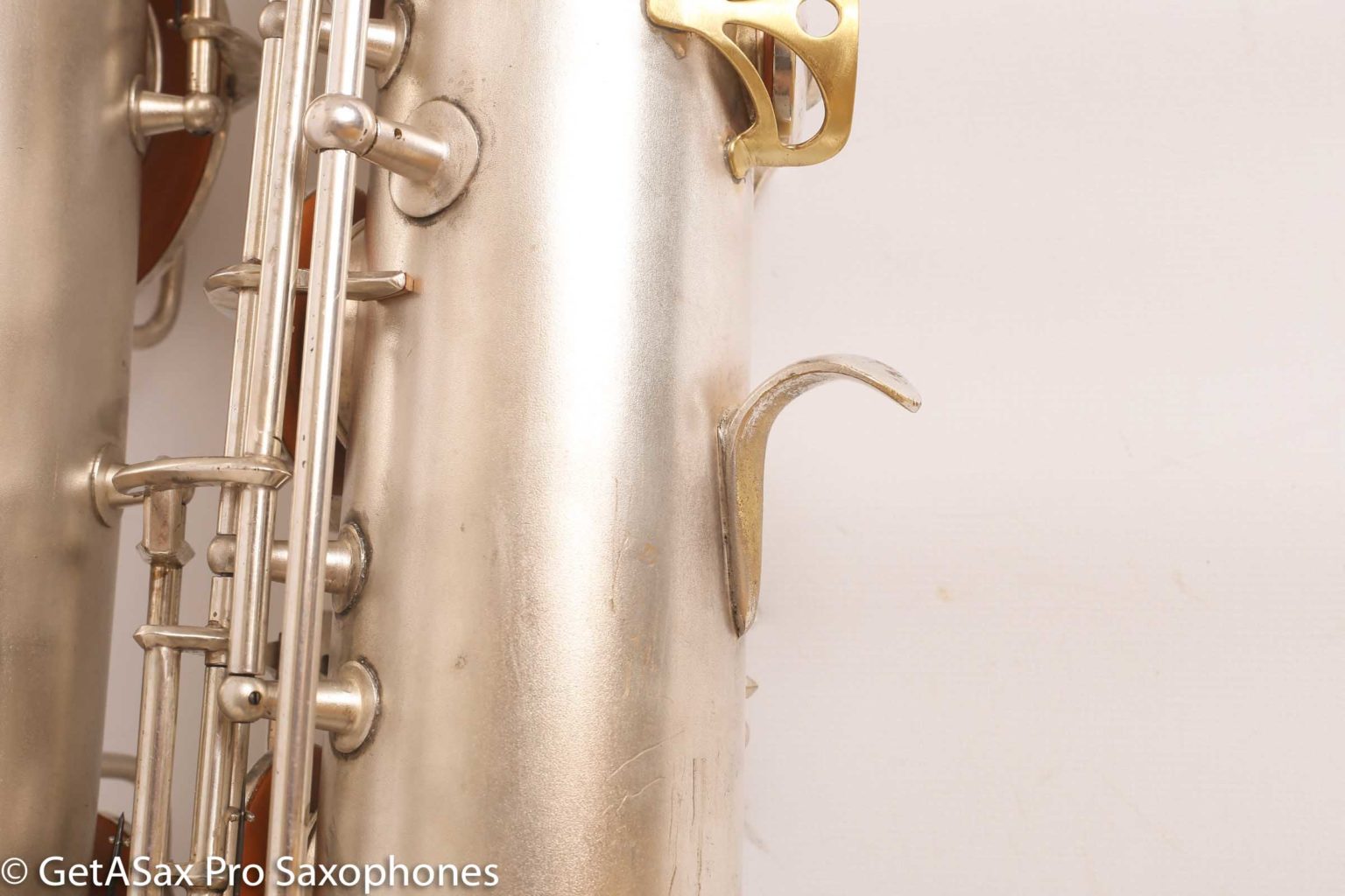 Conn 12M Transitional Art Deco Engraved Original Silver Plate Baritone ...