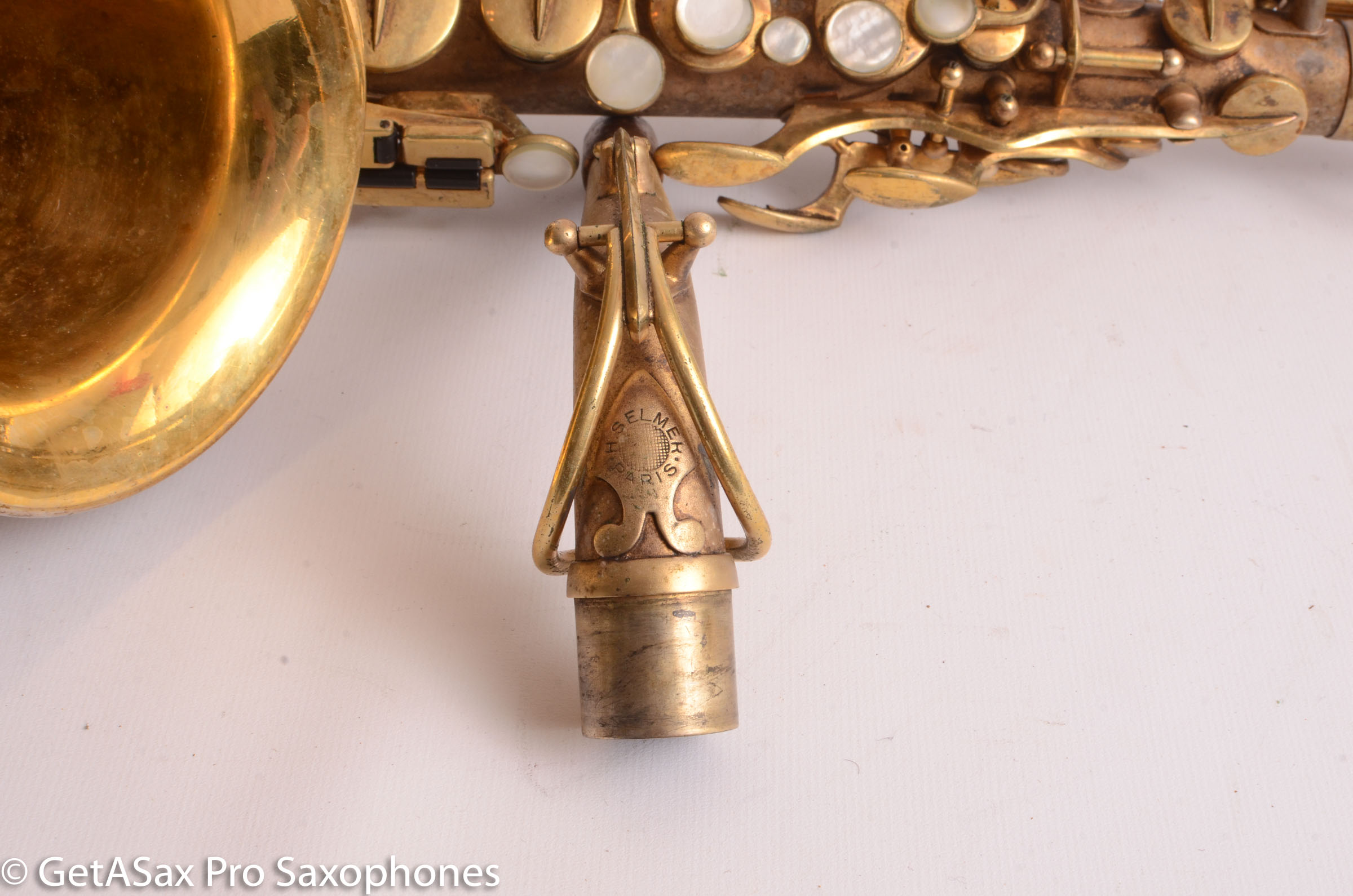 Selmer Super Sax Cigar Cutter Alto Original Gold Plate 15579 | www ...