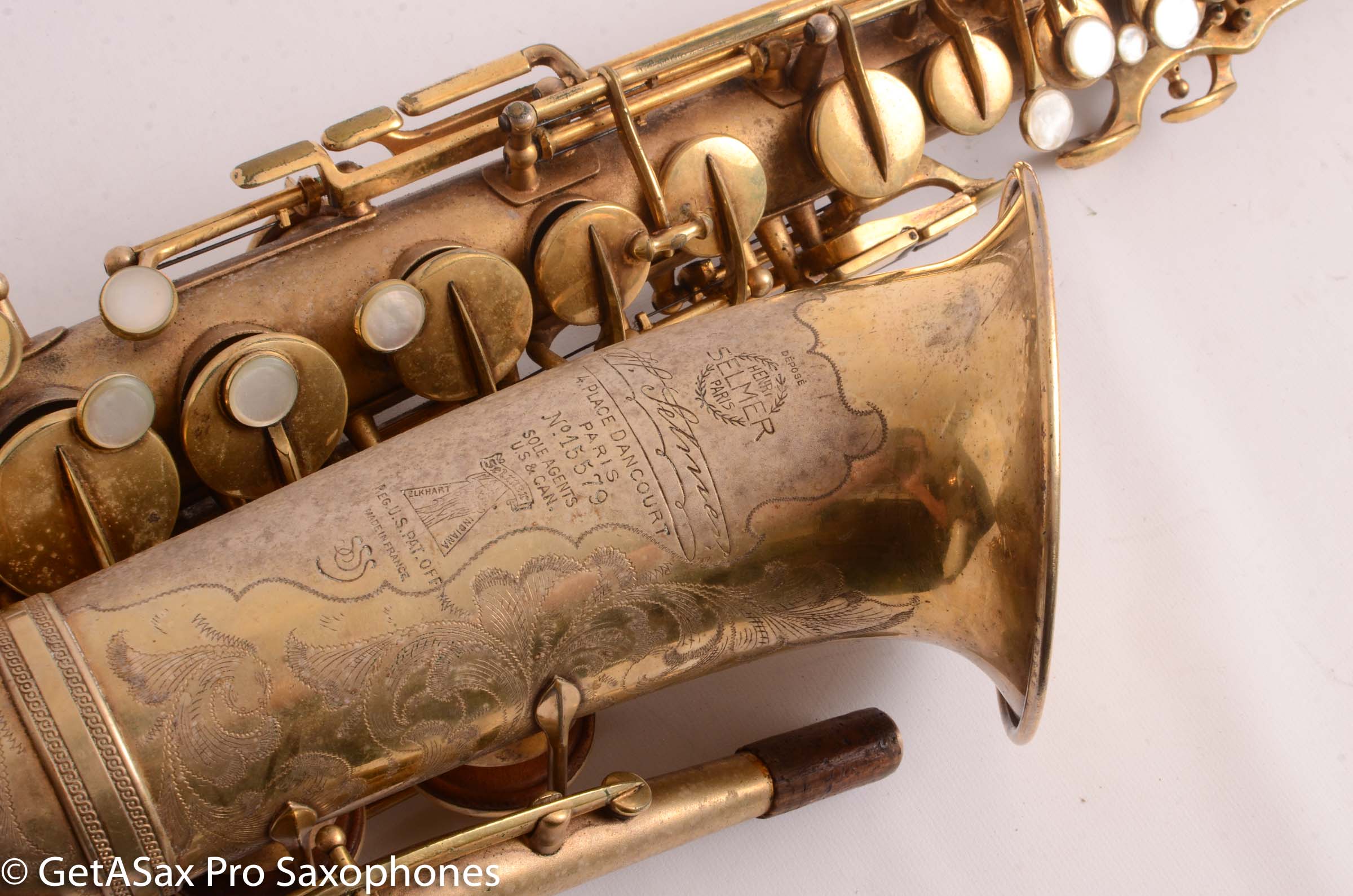 Selmer Super Sax Cigar Cutter Alto Original Gold Plate 15579 | www ...