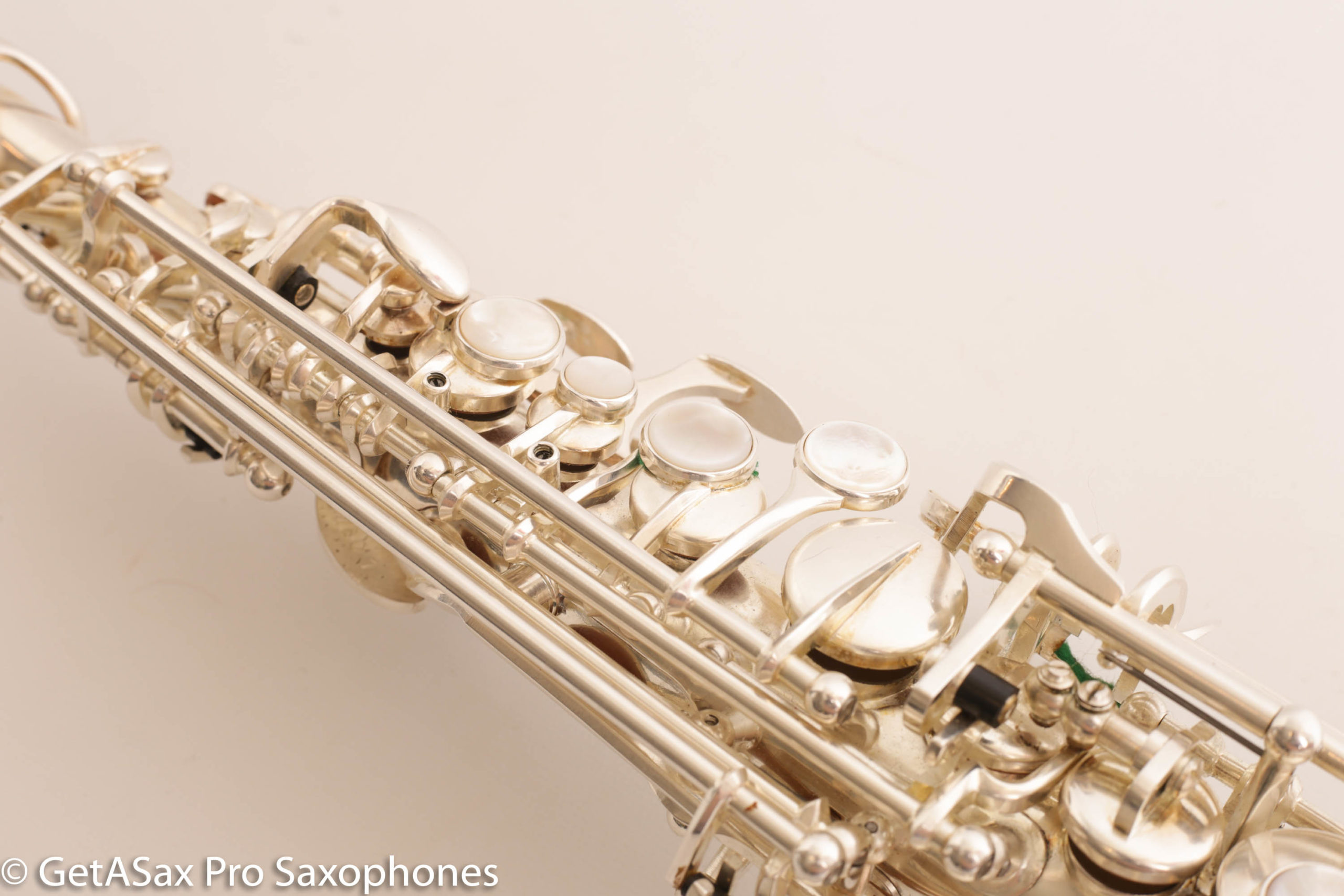 Rampone R1 Jazz Semi Curved Saxello Soprano Mint Silver Plate | www ...